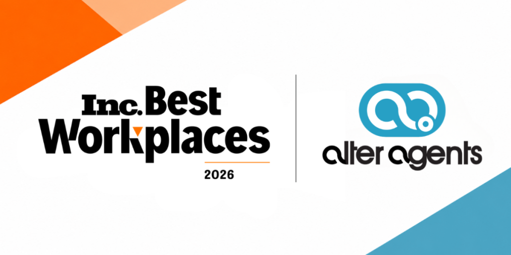Alter Agents Named to Inc.’s 2026 Best Workplaces List - Alter Agents